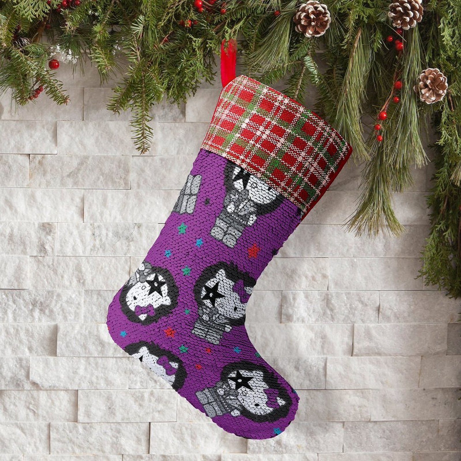 Cool Hello Kitty Christmas Stockings,Reversible Color Changing Magical ...
