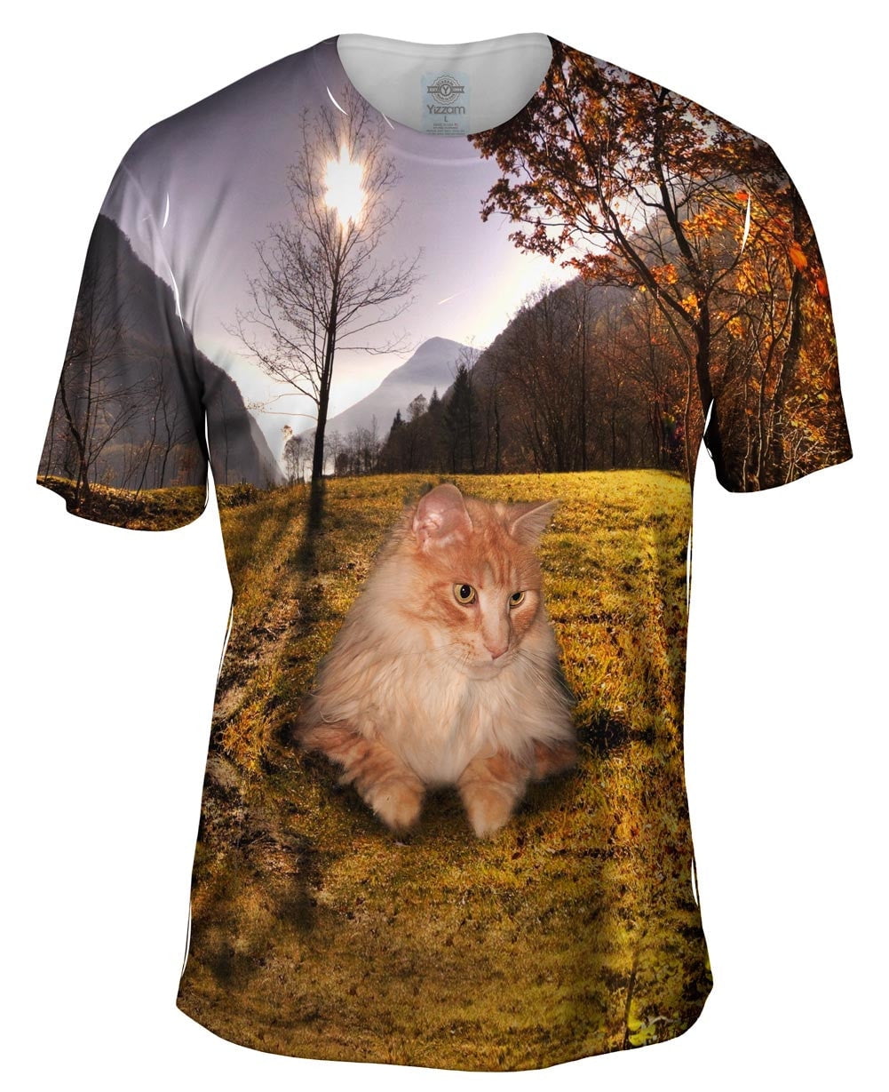Cool Hill Cat Mens T-Shirt All Over Print - Walmart.com