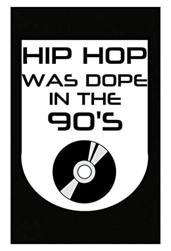 Hip Hop Poster - 90's Dope Musical Design - Wall Decor for Home Gift ...
