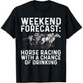 Cool Horse Racing Design For Men Women Derby Horse Racing T-Shirt ...