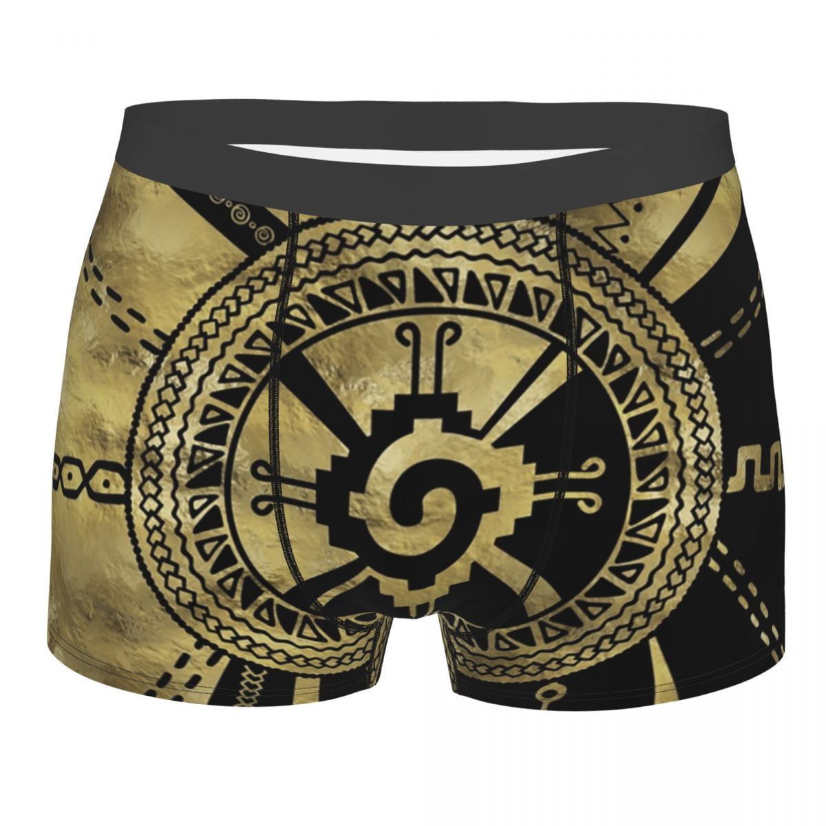 Cool Hunab Ku Mayan Aztec Sacred Symbol Boxers Shorts Underpants Male ...