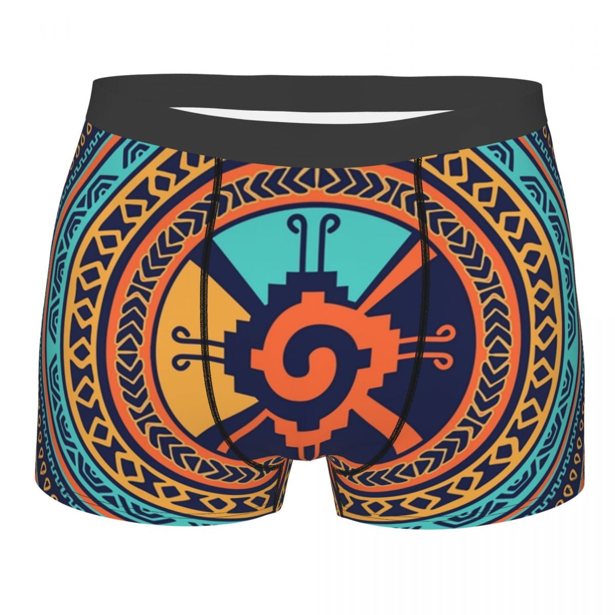 Cool Hunab Ku Mayan Aztec Sacred Symbol Boxers Shorts Underpants Male ...