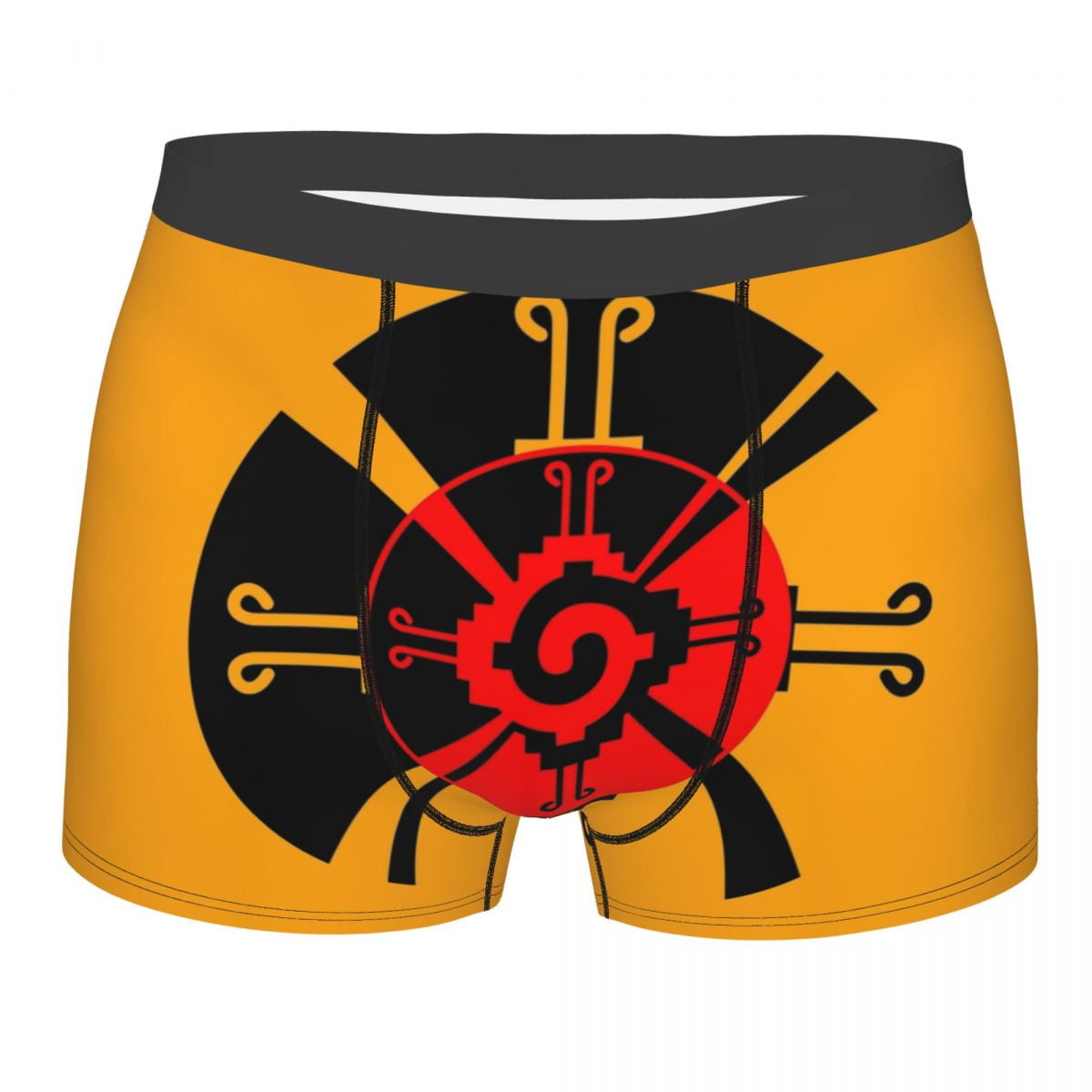 Cool Hunab Ku Mayan Aztec Sacred Symbol Boxers Shorts Underpants Male ...