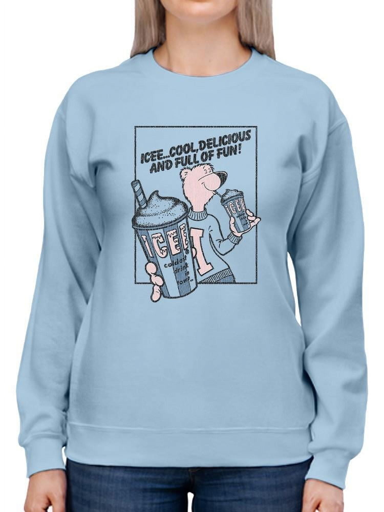 Cool ICEE Bear Delight - Fun And Refreshing Drink Sweatshirt Women's ...