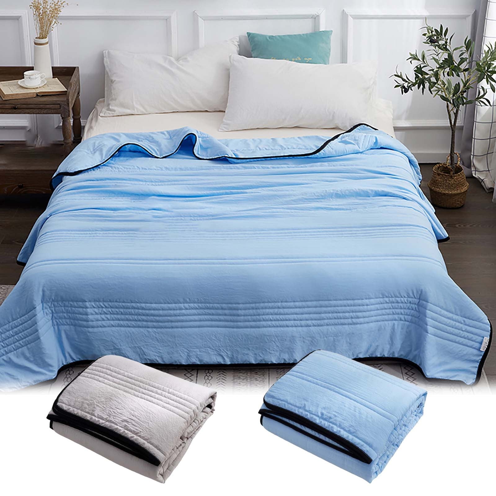 Cool Ice Blanket, Lightweight Quilt, Breathable Fabric, for Hot ...