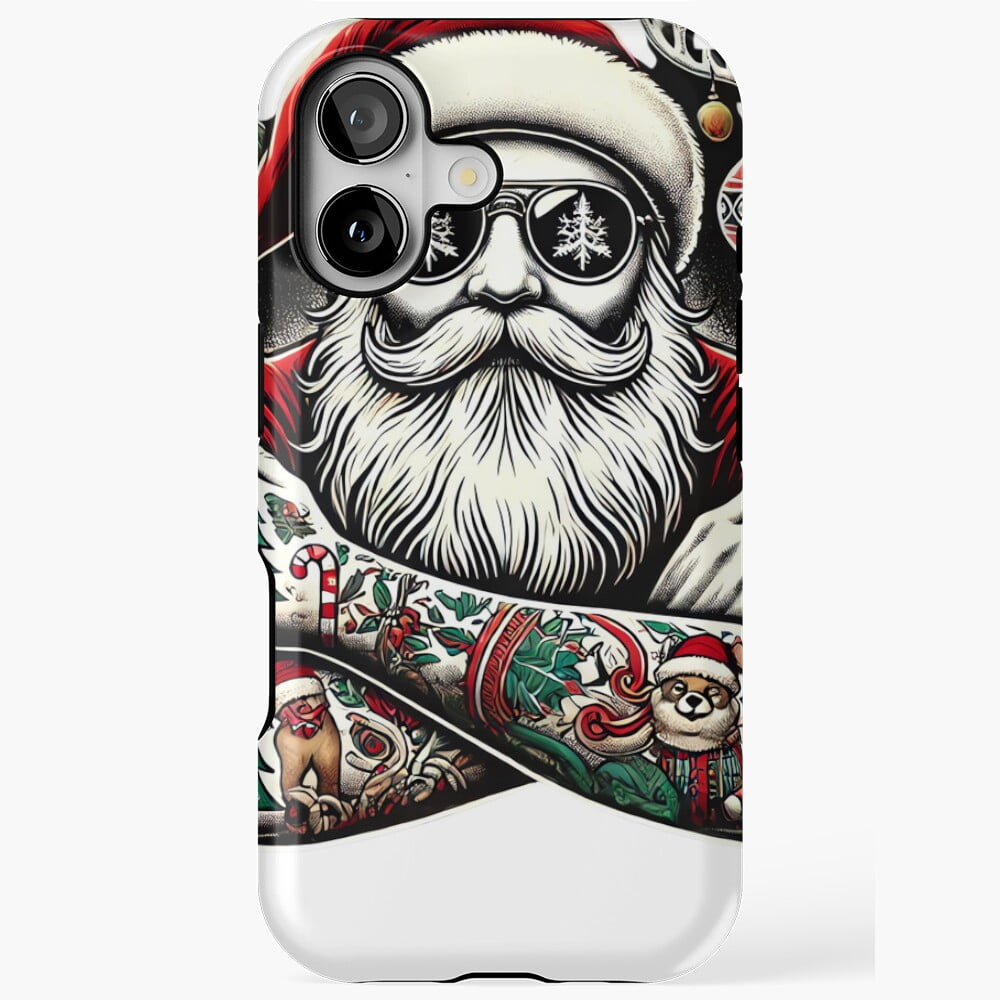 Cool Inked Festive Tattooed Christmas Vibes Design with iPhone 17 ...