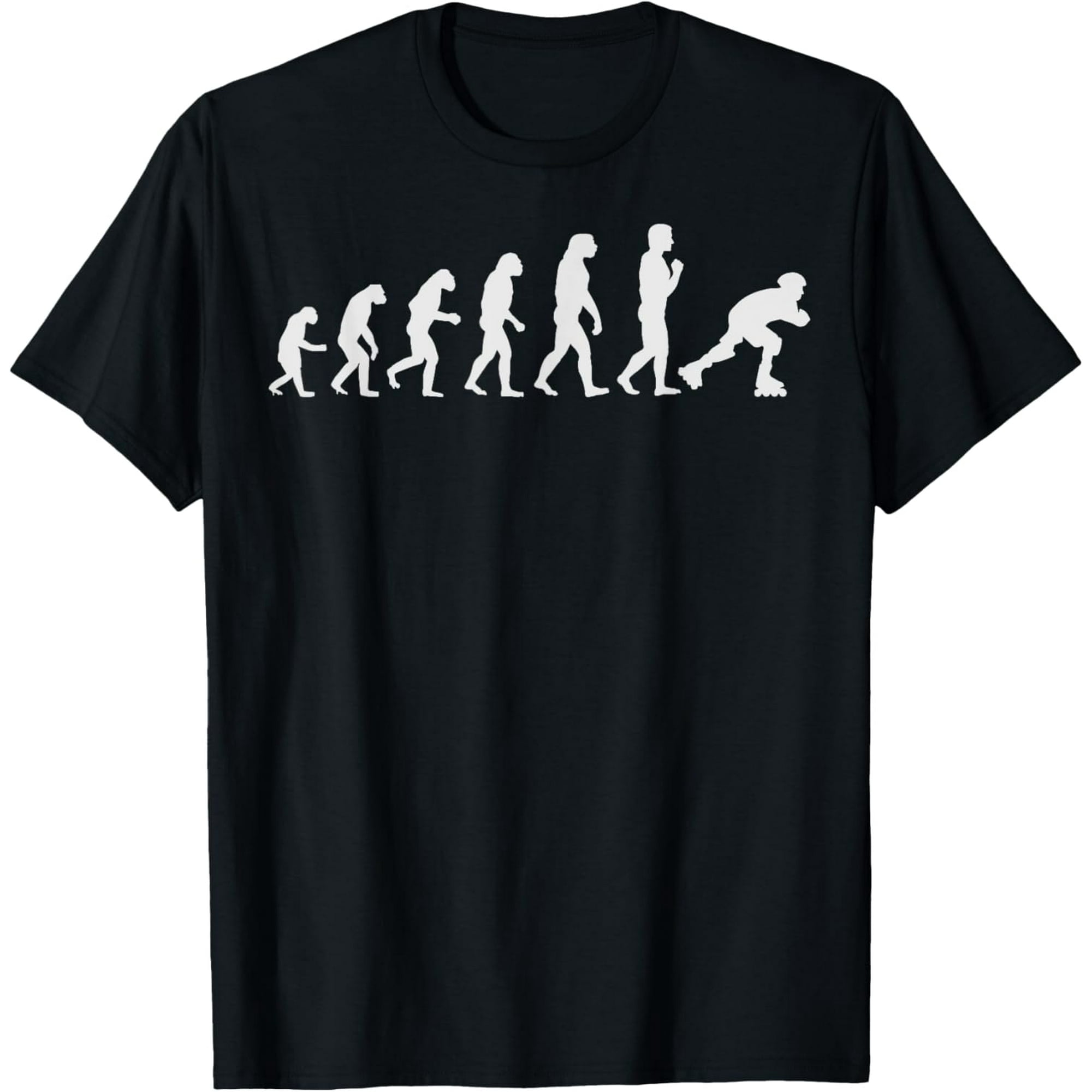 Cool Inline Skating Evolution | Funny Rollerblading Fan Gift T-Shirt ...