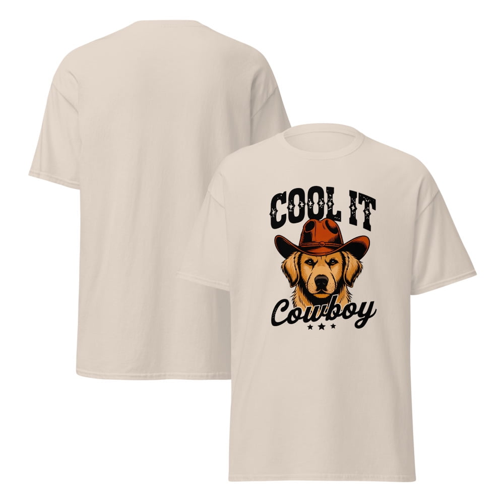Cool It Cowboy Tee UNISEX Western Golden Retriever Shirt Cute Western ...