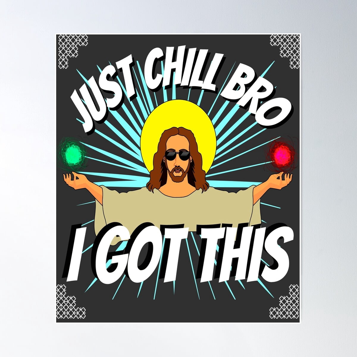 Cool Jesus Will Save You Poster Wall Art, Modern Wall Decor For Living ...