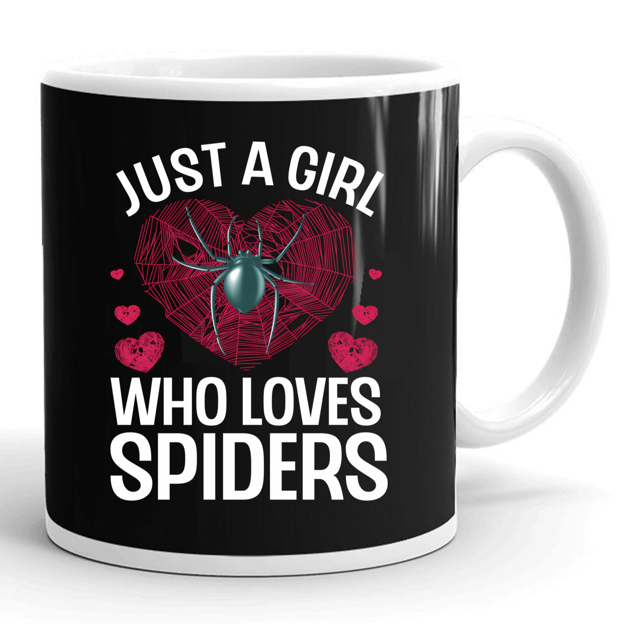Cool Just A Girl Who Loves Spiders Tarantula Spider Lover Gift Ceramic ...