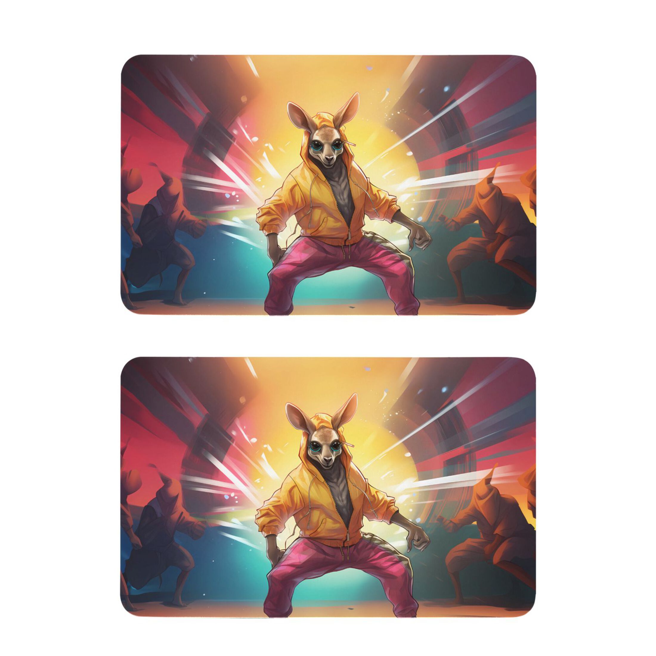 Cool Kangaroo Dancing Fridge Magnets Sticker Refrigerator Magnetic ...