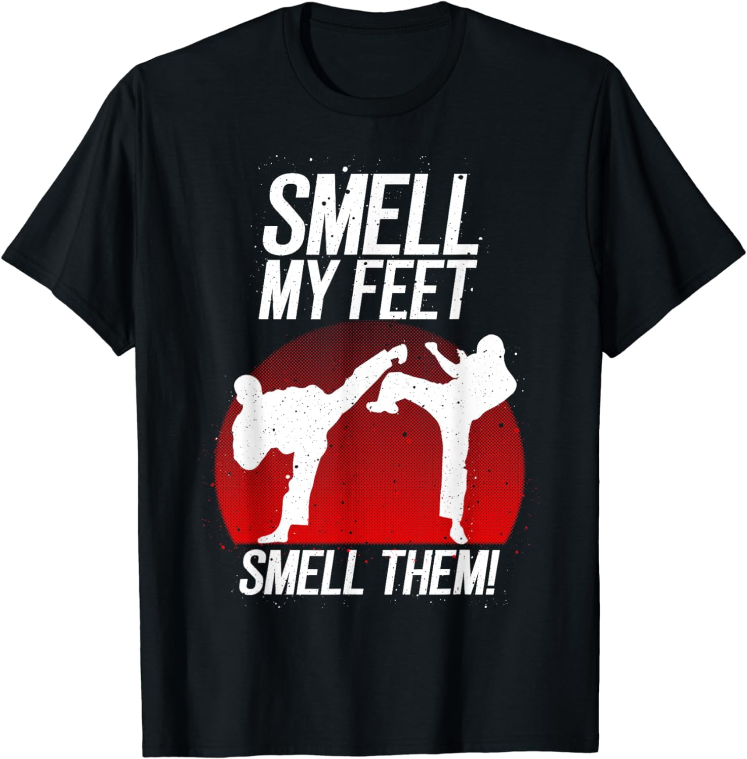 Cool Karate Gift For Boys Girls Funny Smell My Feet Karate T-Shirt ...