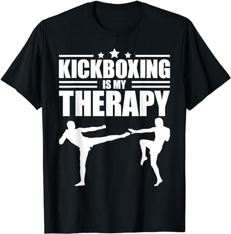 Cool Kickboxing For Men Women Kickboxer Workout Exercise T-Shirt ...