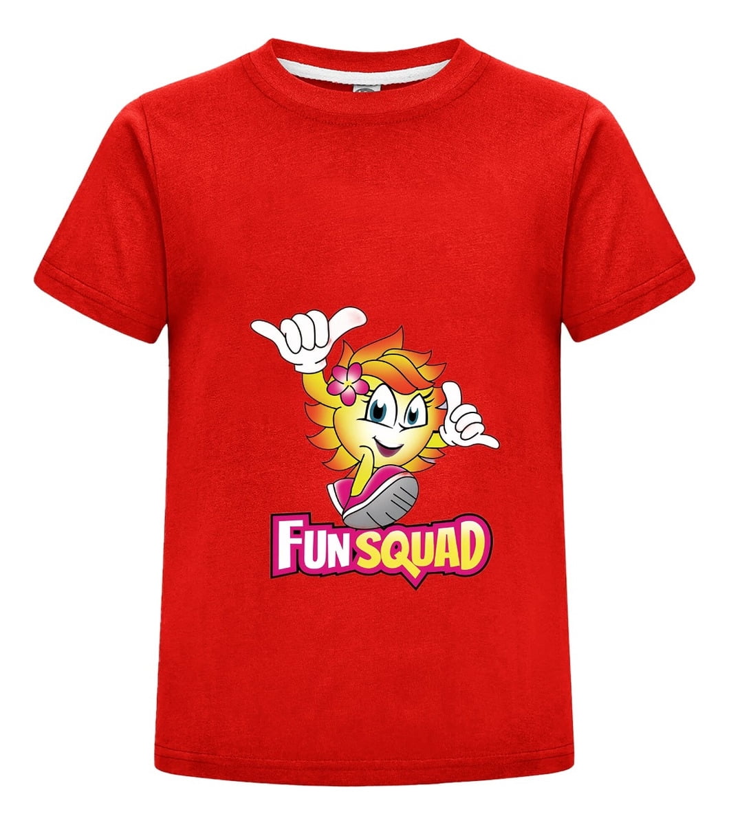 Cool Kids Fun Squad T-Shirt – Happy Sun Cartoon Graphic Tee – Unisex ...