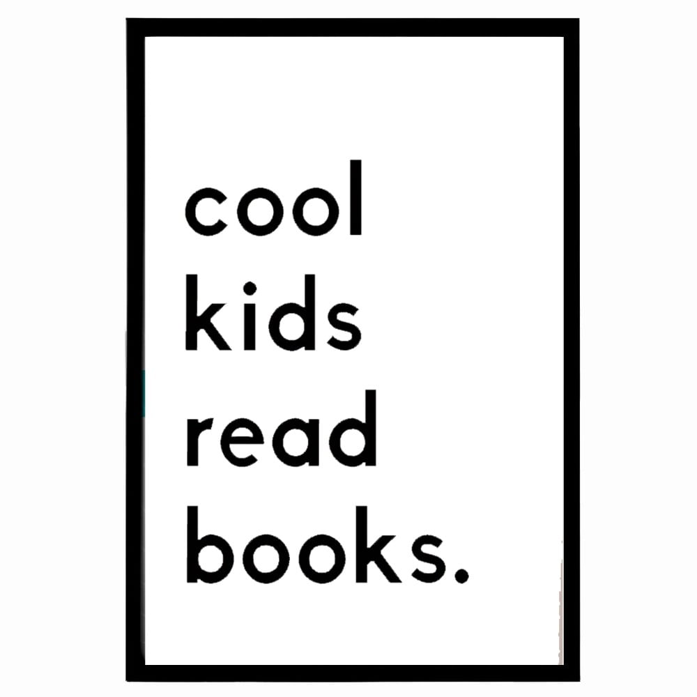 Cool Kids Read Books, Kids Reading Book, Playroom Wall, Classroom ...