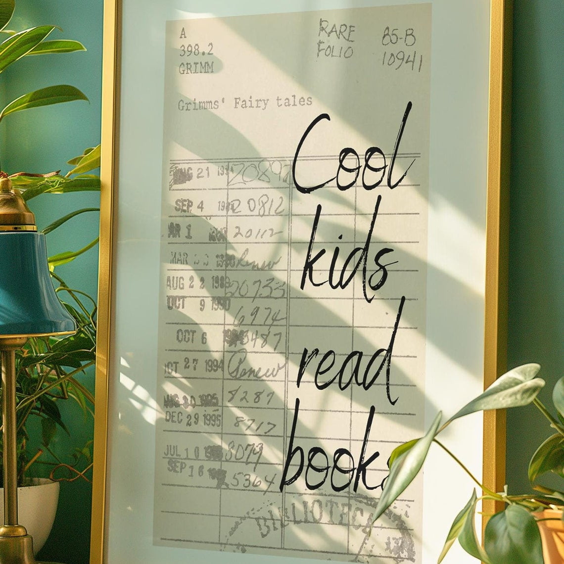 Cool Kids Read Books,Kids Reading Book,Playroom Wall Decor,Classroom ...