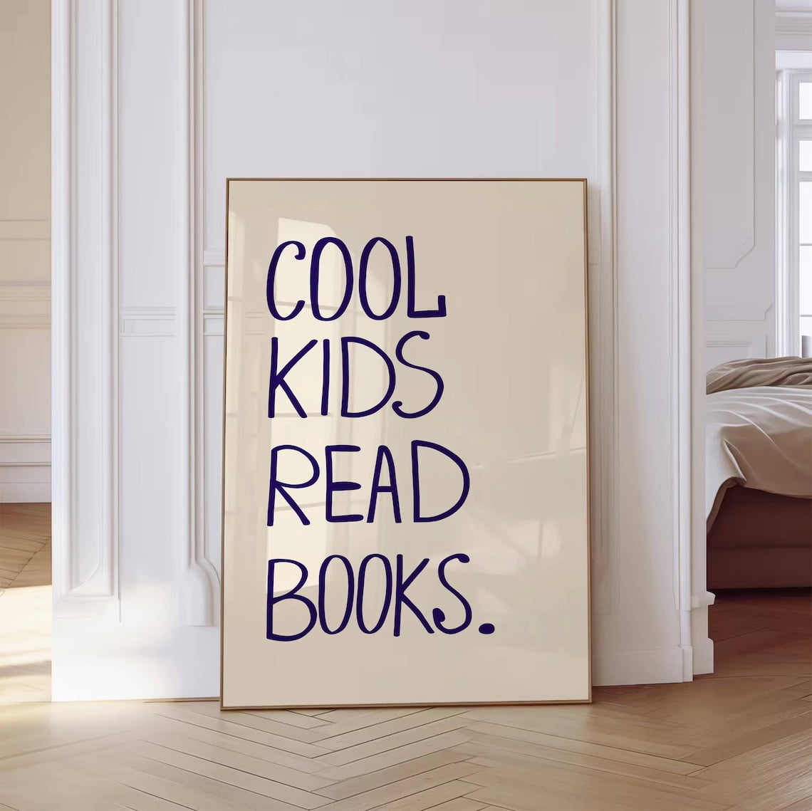 Cool Kids Read Books Kids Reading Book Playroom Wall Decor Classroom ...