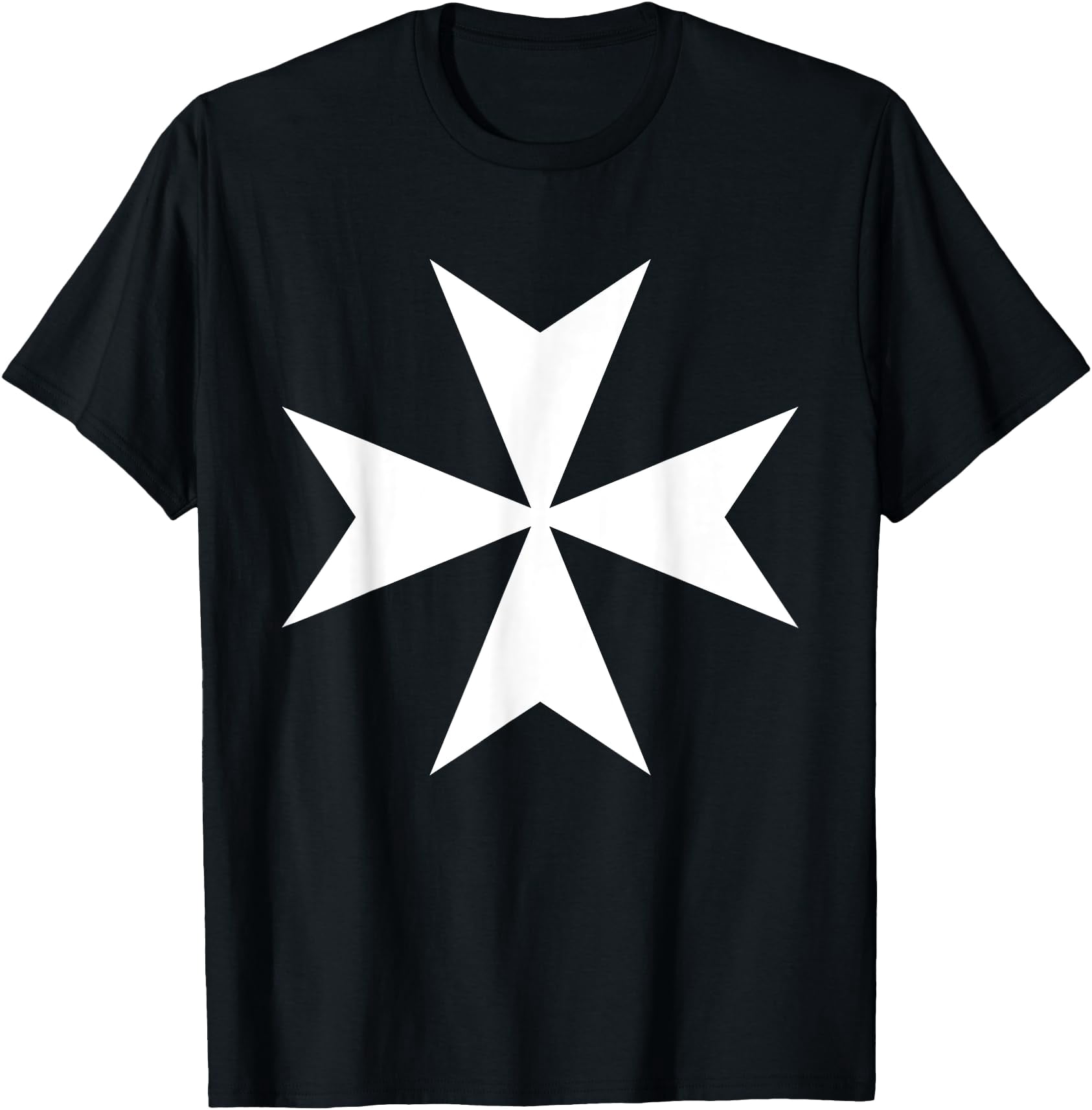 Cool Knights Hospitaller Maltese Cross Design T-Shirt for Catholic ...