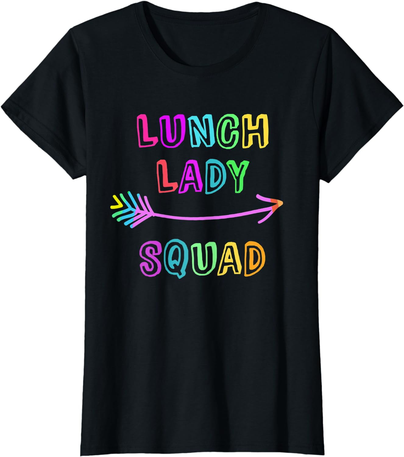 Cool LUNCH LADY Squad School Office Food Service Crew T-Shirt - Walmart.com