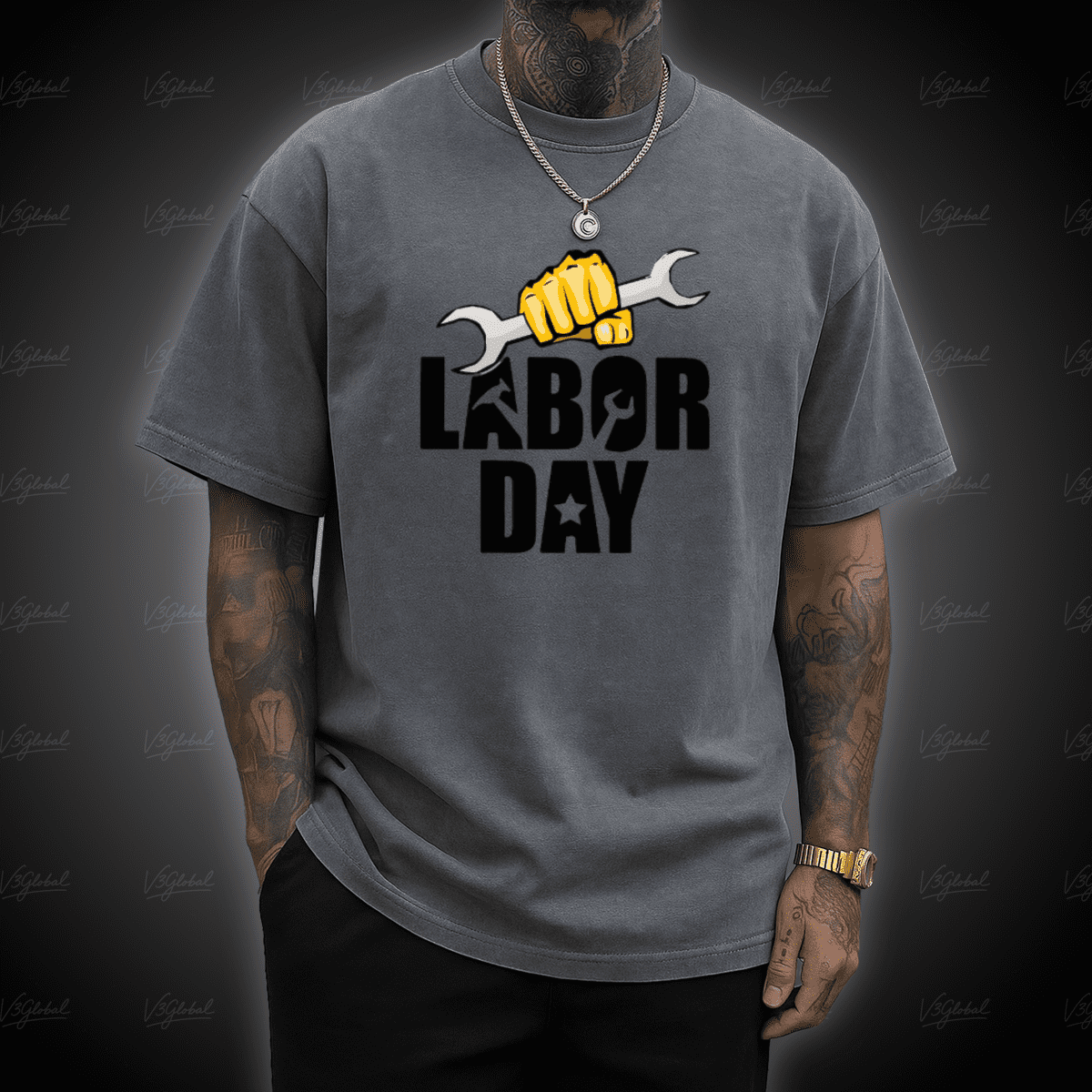 Cool Laborer Worker Outfit Labor Day Party Fun Comfort Colors T-Shirt ...