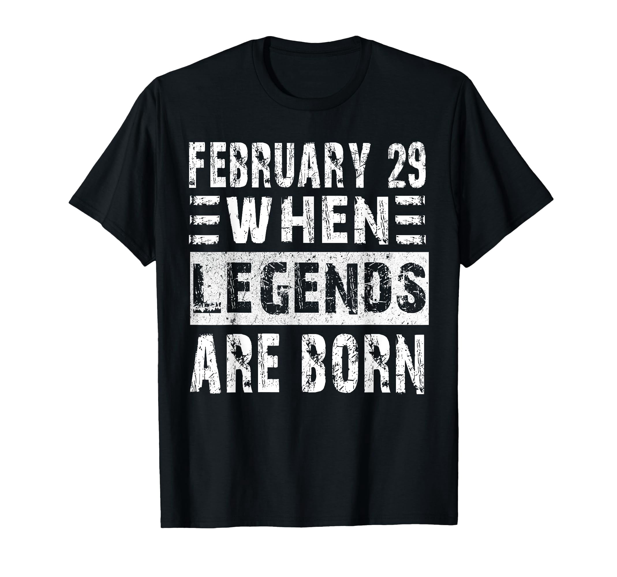Cool Leap Year February 29 Birthday T-Shirt for Men & Women ...