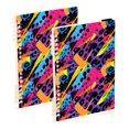 Cool Leopard Print Pattern A5 Notebook Set of 2 Refillable 60 Sheets ...