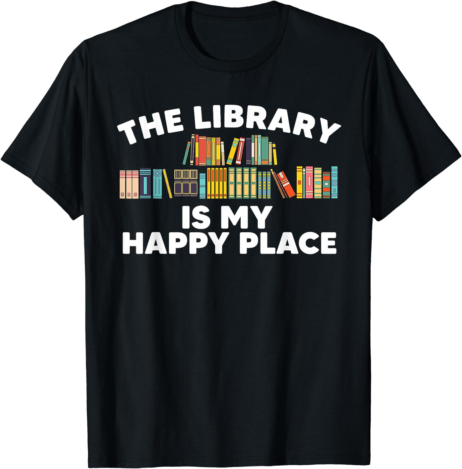 Cool Library Art For Men Women Bookworm Librarian Book Lover T-Shirt ...