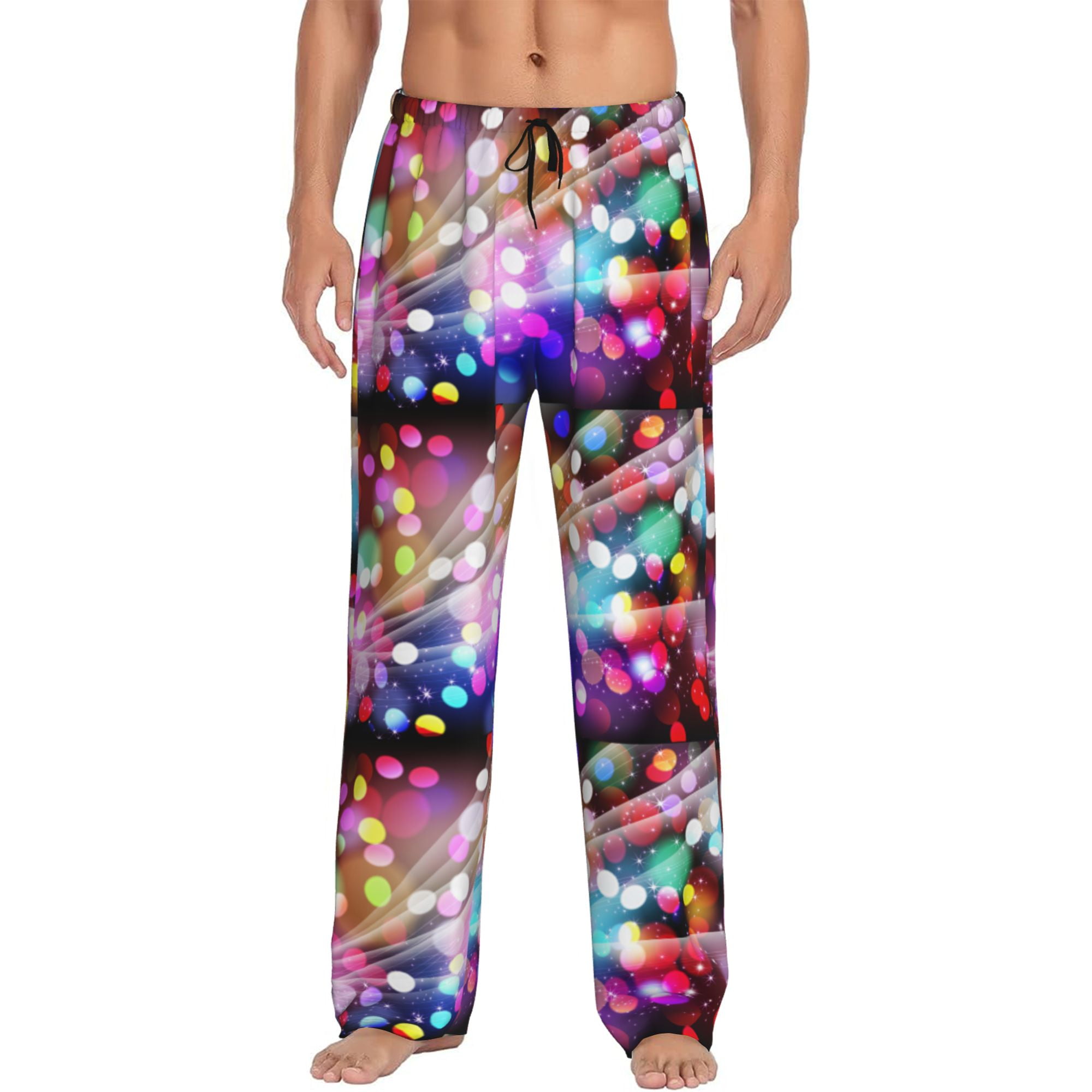 Cool Light Effect Background Men'S Pajama Pants,Soft Lounge Pajama ...