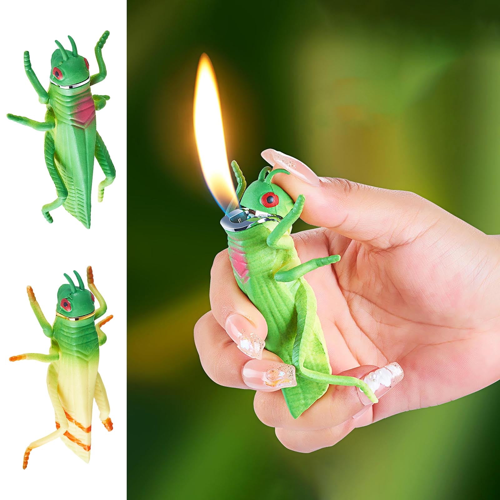 Cool Lighters Unique Lighters Cute Green Locust Novelty Funny Lighters ...