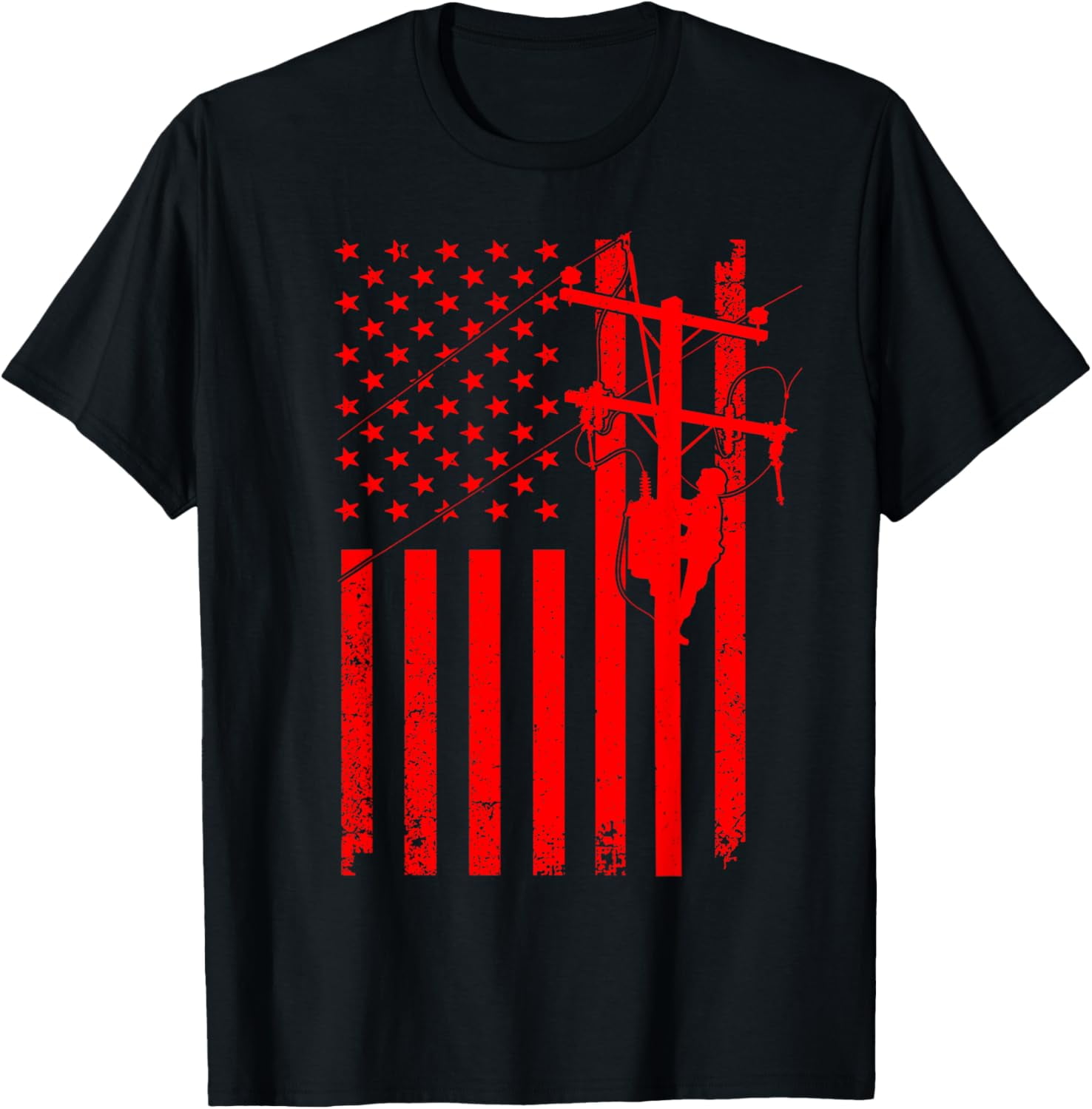 Cool Lineman Design For Men Women Kids Electrical Lineman T-Shirtmen ...