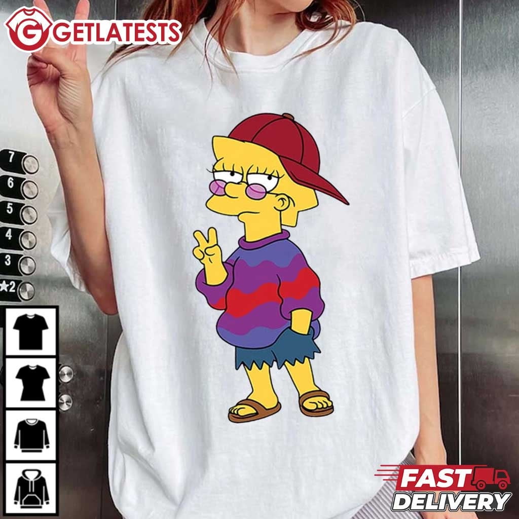 Cool Lisa Simpson The Simpsons Cartoon T-Shirt - Walmart.com