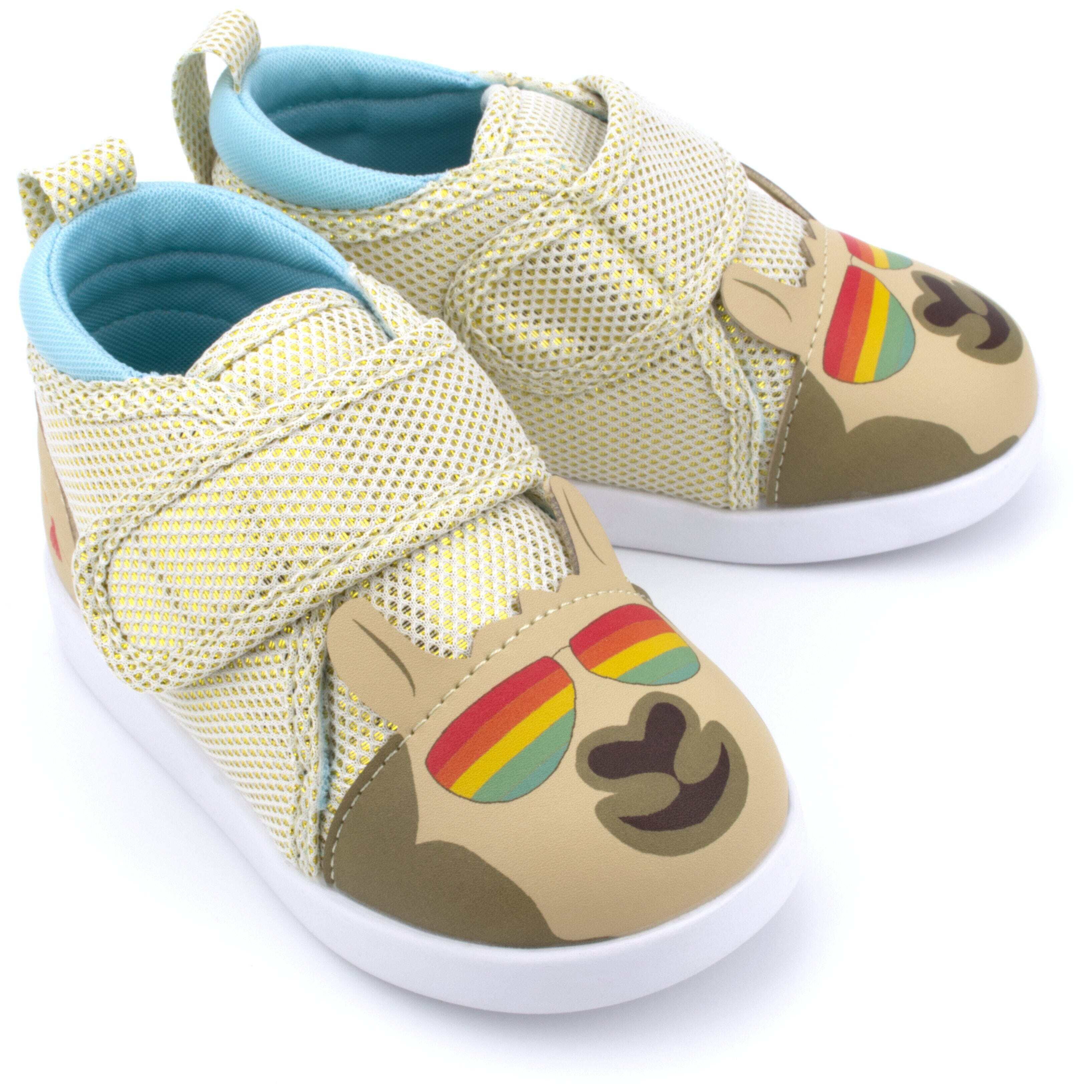 Cool Llama Squeaky Toddler Shoes Version 2 | Sparkly Gold - Walmart.com