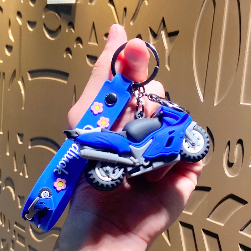 Cool Locomotive Keychain Gifts Trendy Motorcycle Doll Bag Pendant Key ...