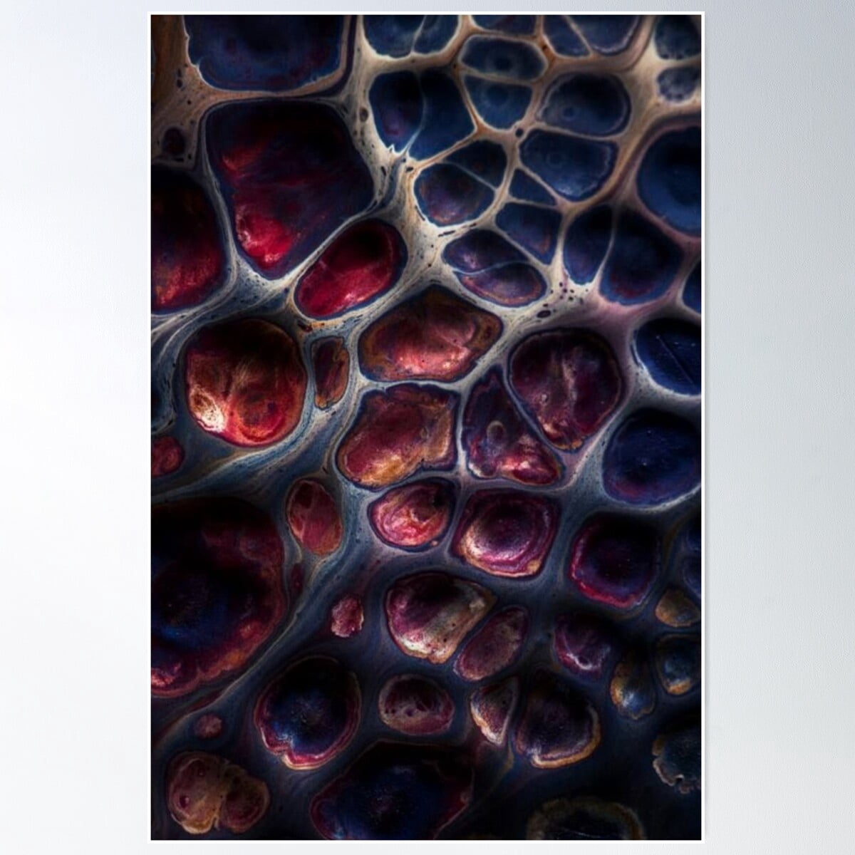 Cool Looking Design Abstract Artwork Poster Wall Art, Modern Wall Decor ...