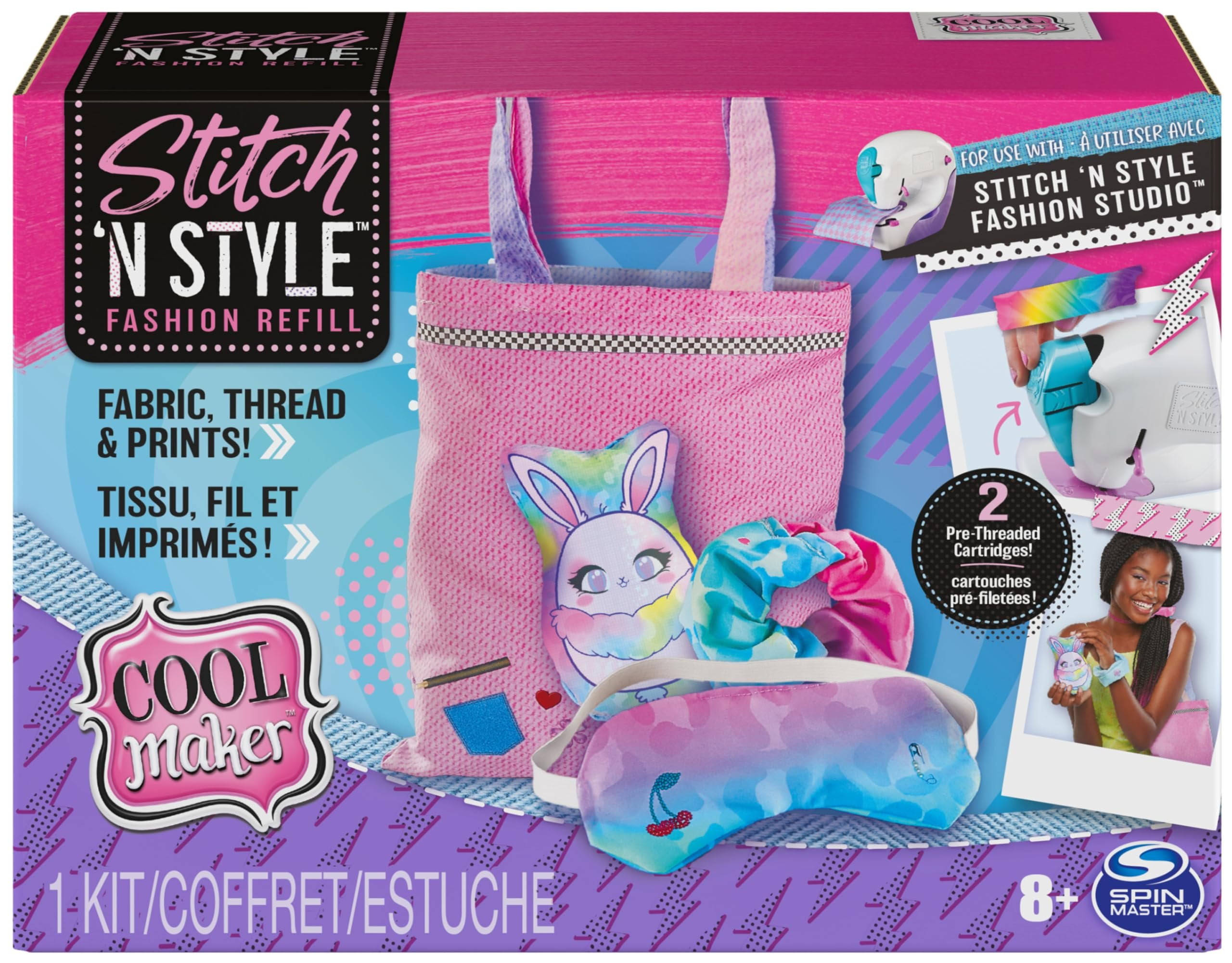 Cool Maker, DIY Stitch 'N Style Refill Set for Kids - Includes ...