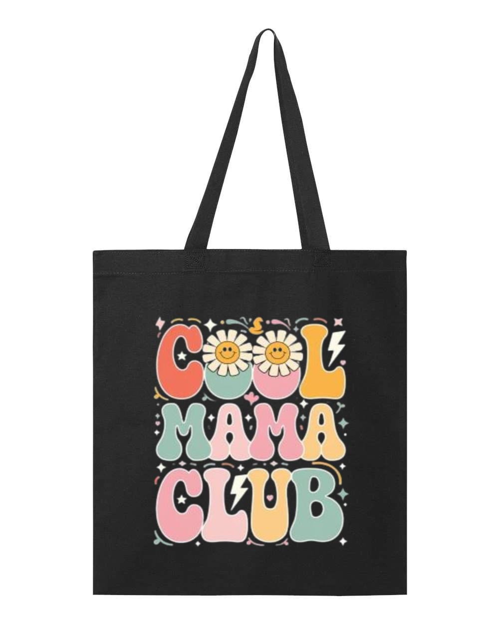 Cool Mama Graphic For The Moms Club With A Groovy Retro Style Tote Bag ...