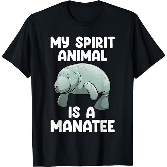 Cool Manatee Design For Men Women Kids Sea Cow Manatee Lover T-Shirt ...