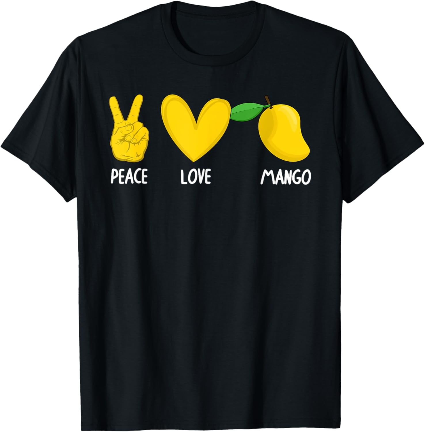 Cool Mango Art For Men Women Mangos Fruit Lover Foodie T-Shirt ...