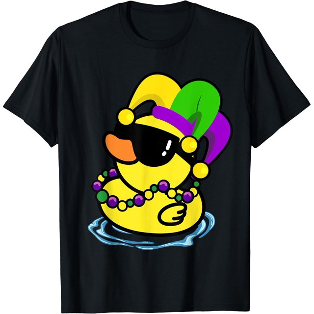Cool Mardi Gras Duck New Orleans Carnival Party Women Men T-Shirt ...