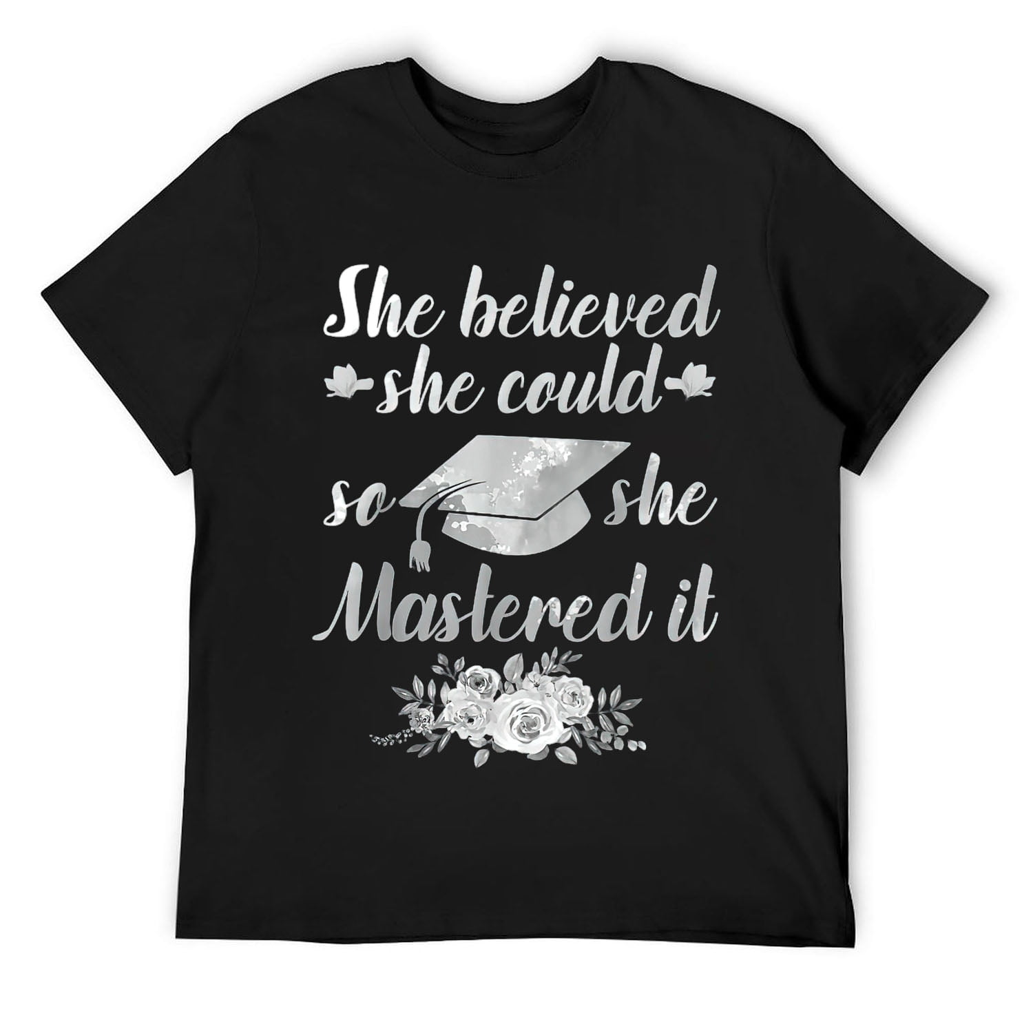 Cool Master Degree Art For Men Women Academic Degree Diploma T-Shirt ...