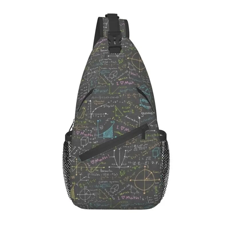 Cool Math Lessons Sling Bags for Cycling Camping Men Science ...