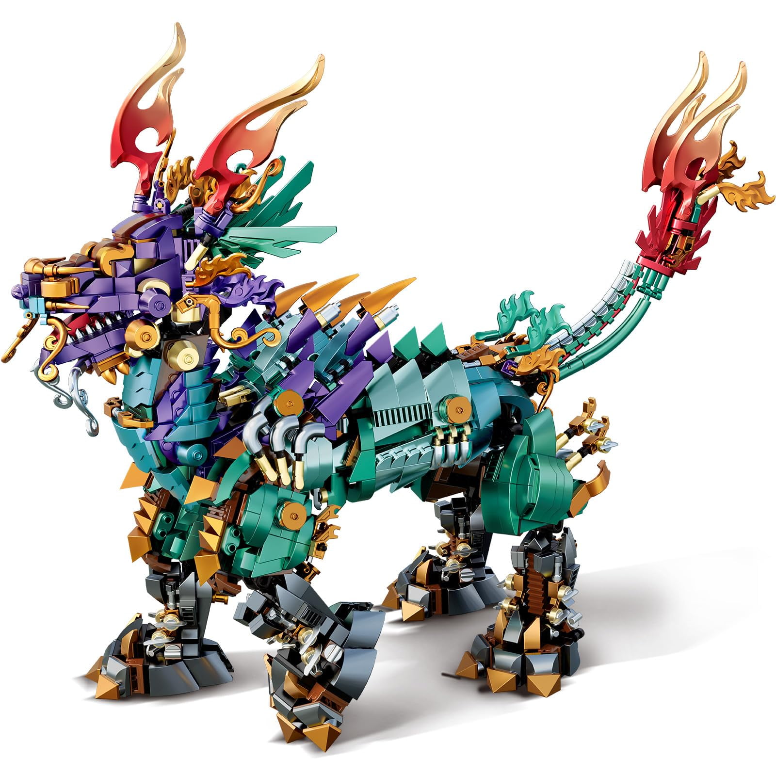 Cool Mechanical Kirin Animals Building Set, Unicorns Toy Building Set ...