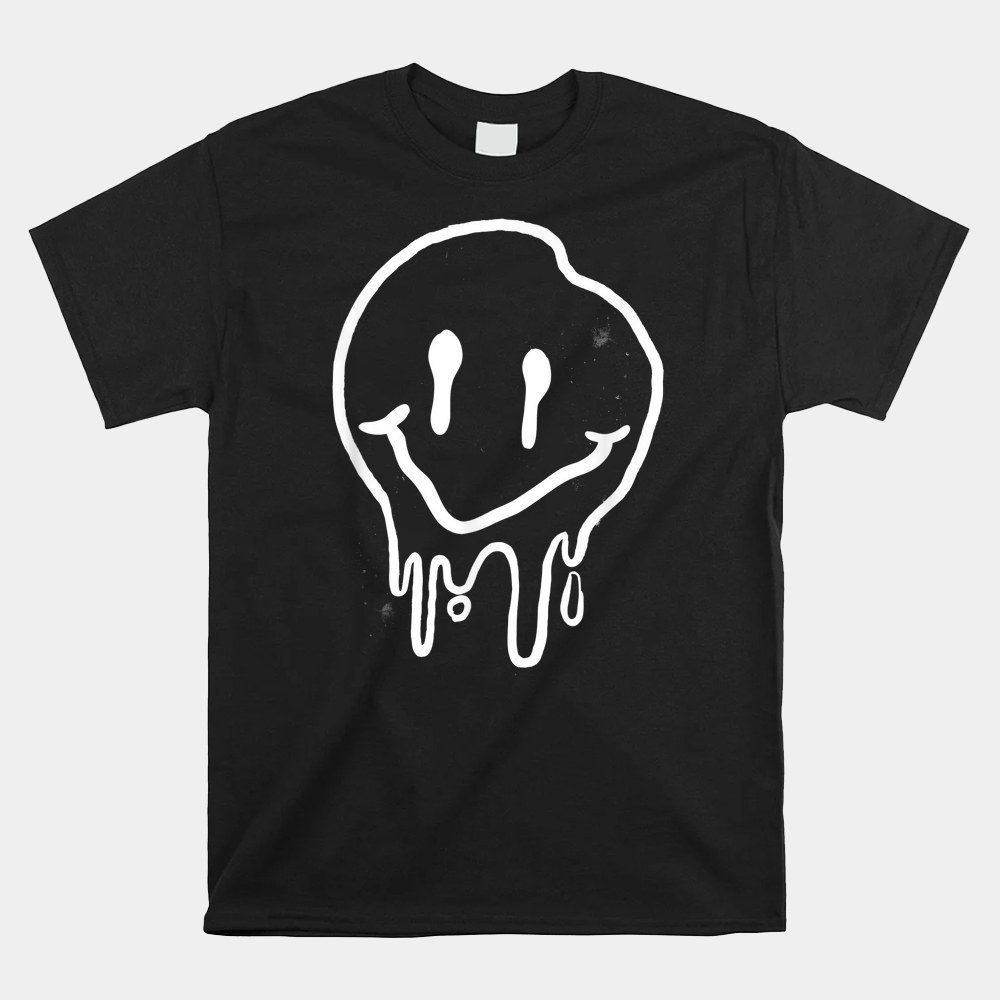 Cool Melting Smiling Face Emojicon I Melting Smile Shirt - Walmart.com