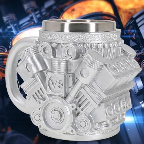Cool Mens Gifts Engine Mug - Unique Birthday Gifts for Men Car ...