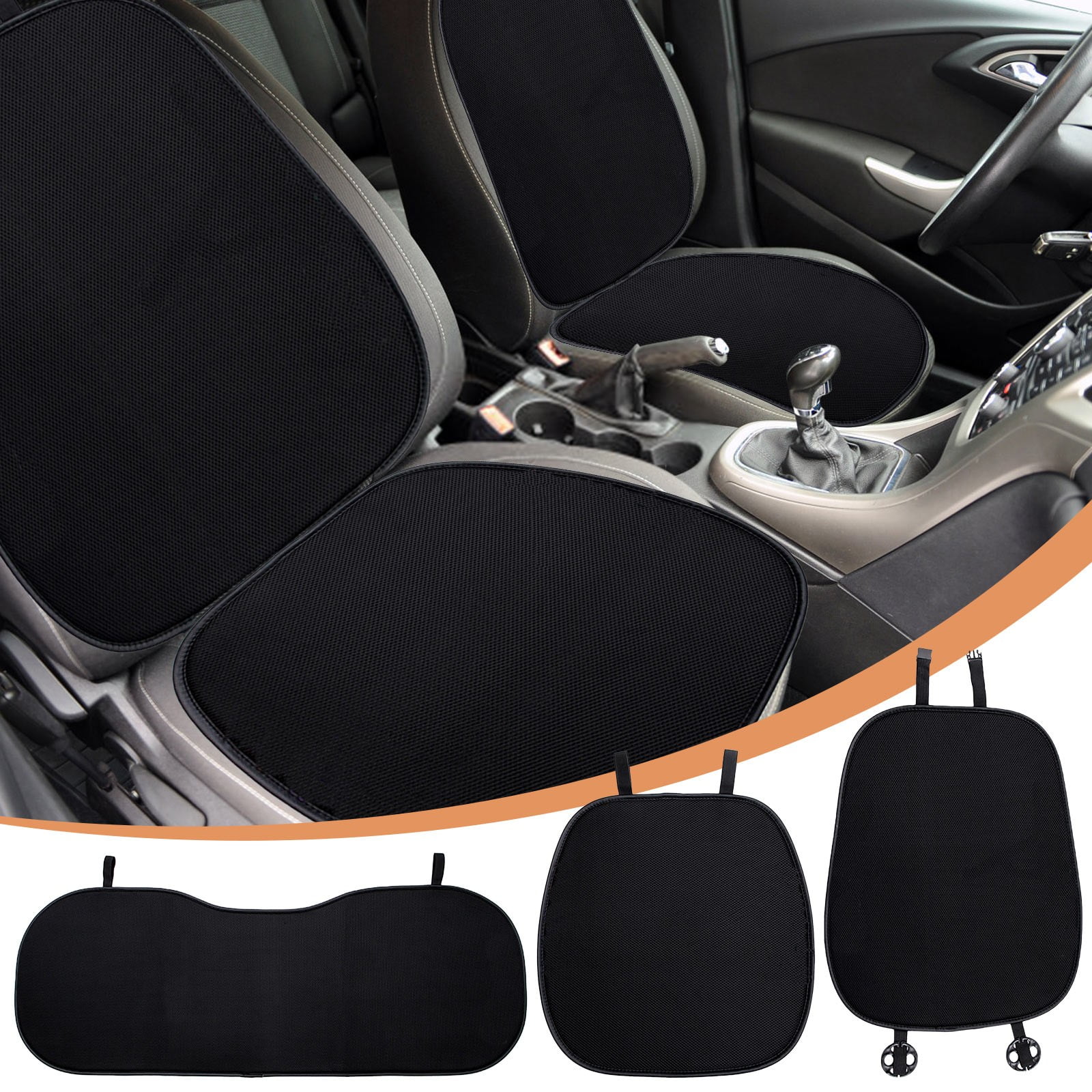 Cool Mesh Car Seat Cushion, Breathable Automotive Seat Pad, Quick-Dry ...