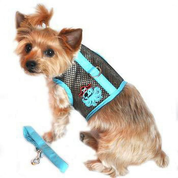 Cool Mesh Dog Harness Under the Sea Collection - Pirate Octopus Blue ...
