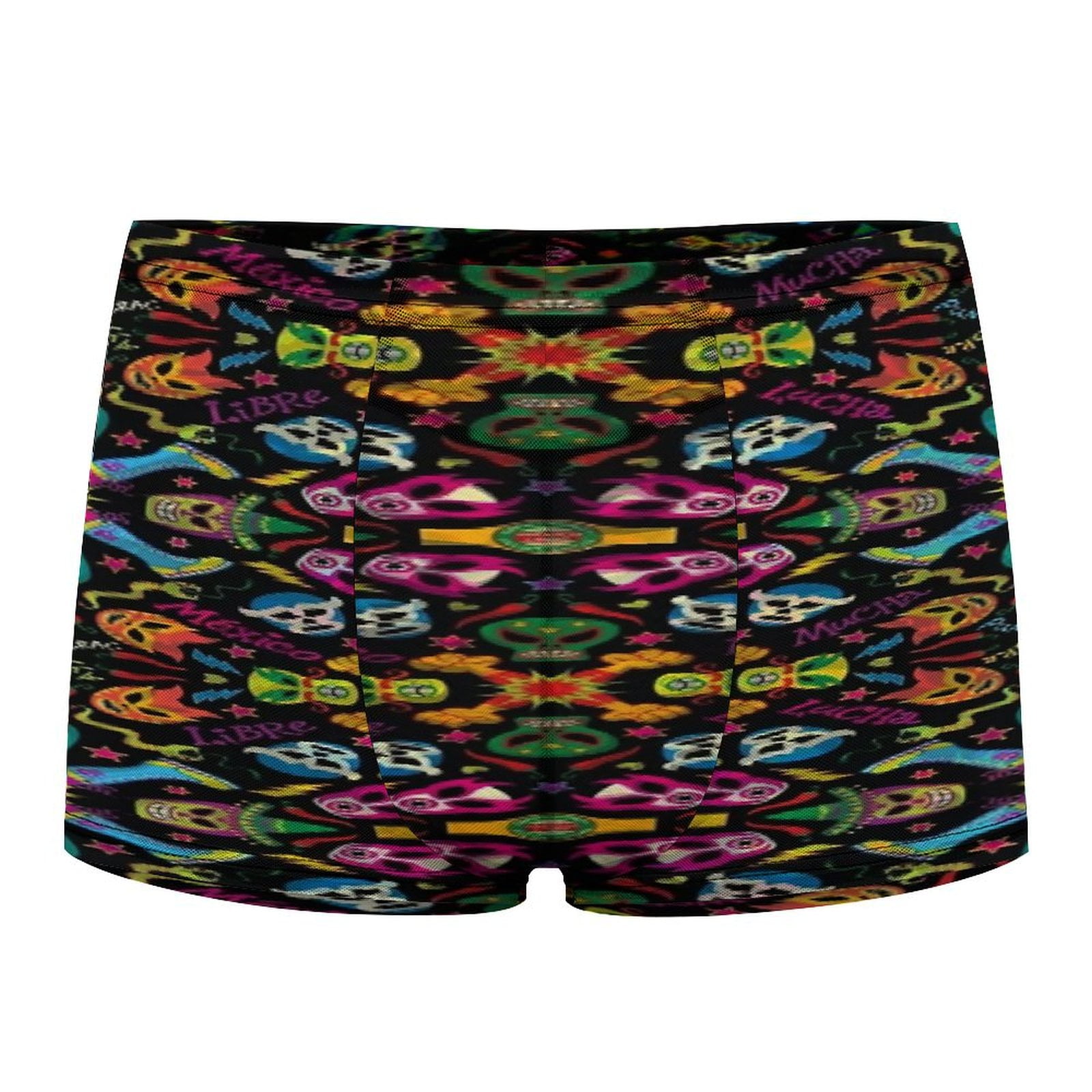 Cool Mexican Wrestlers Getting Ready to Fight And Have Fun Men's Mesh ...