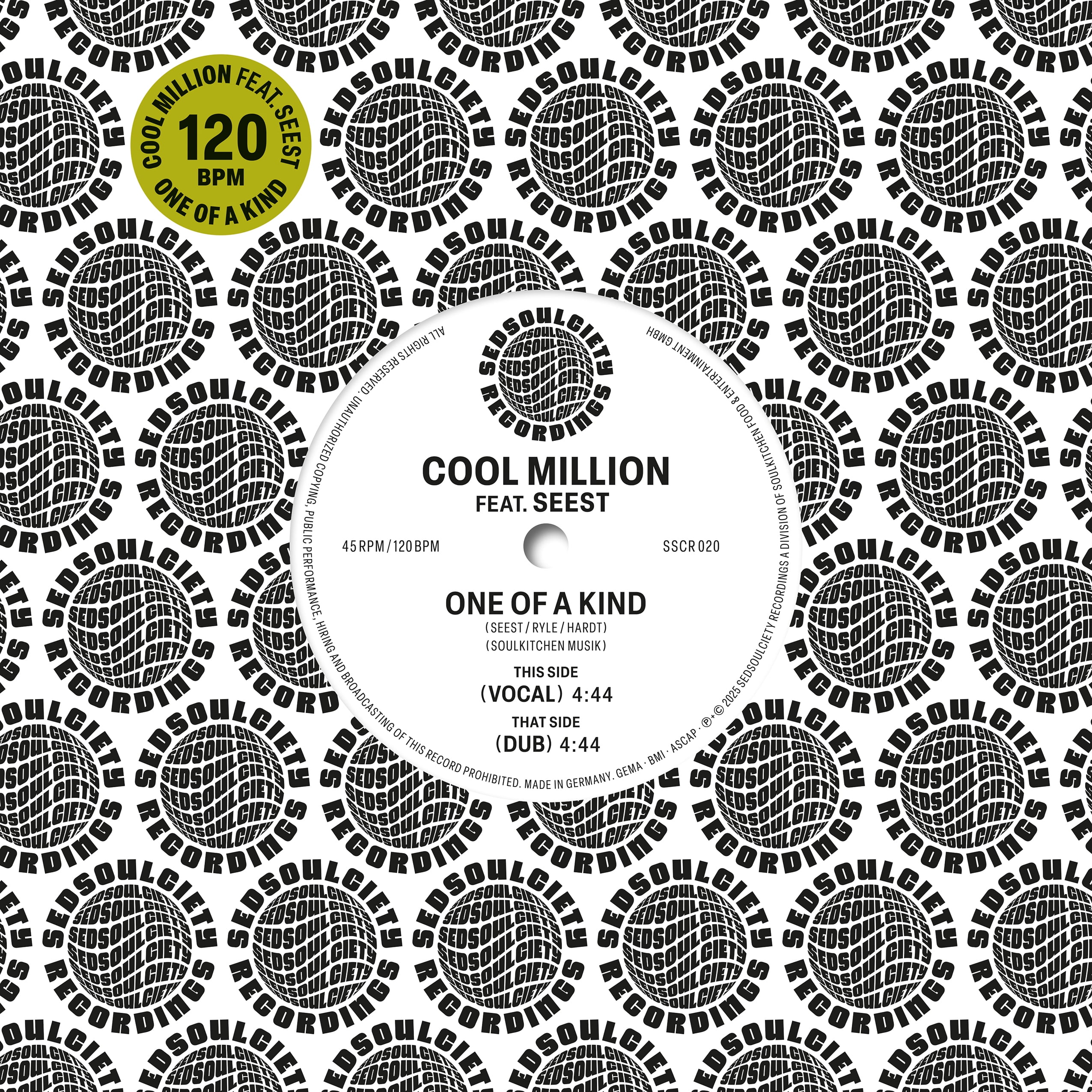 Cool Million - One Of A Kind - Music & Performance - Vinyl [7-Inch ...