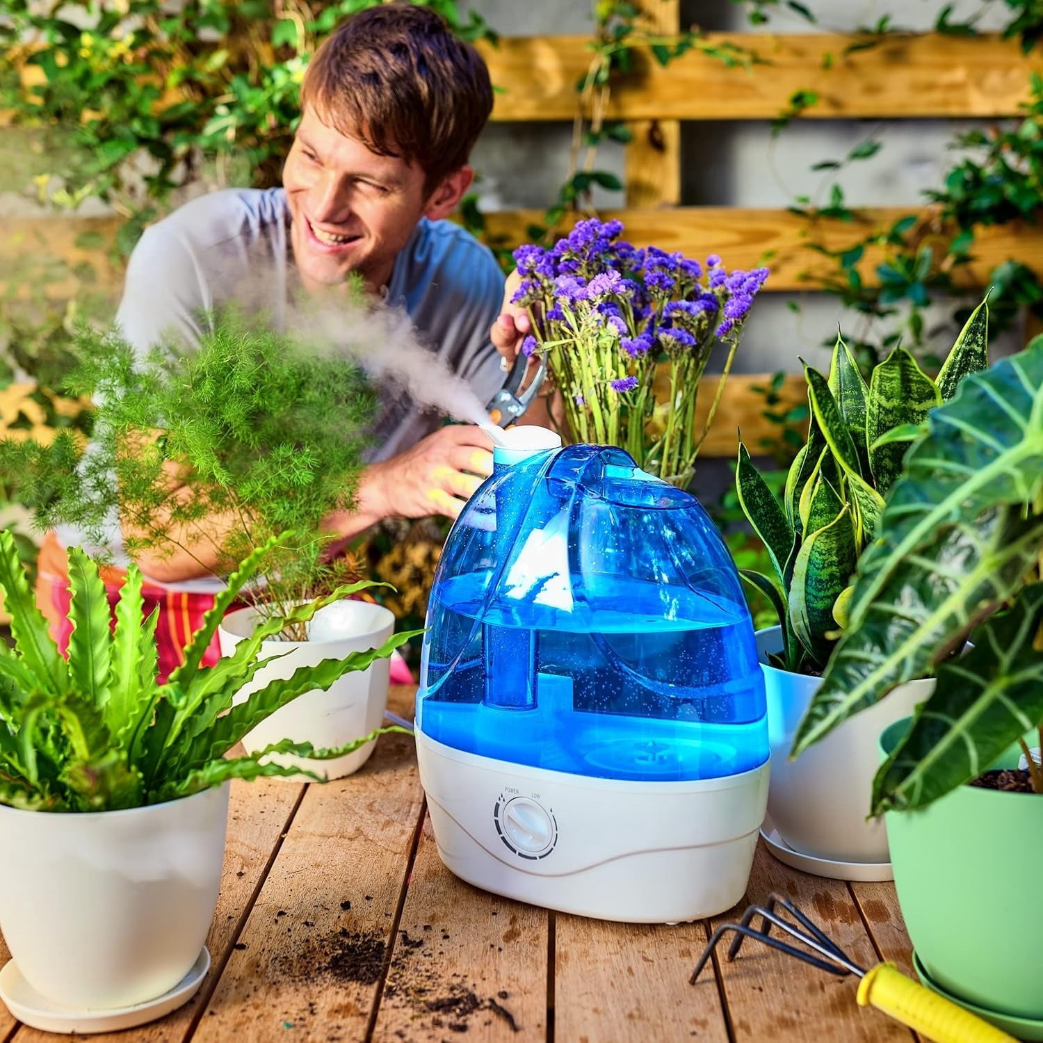 Cool Mist Humidifier (6L Water Tank) Quiet Ultrasonic Humidifiers for ...