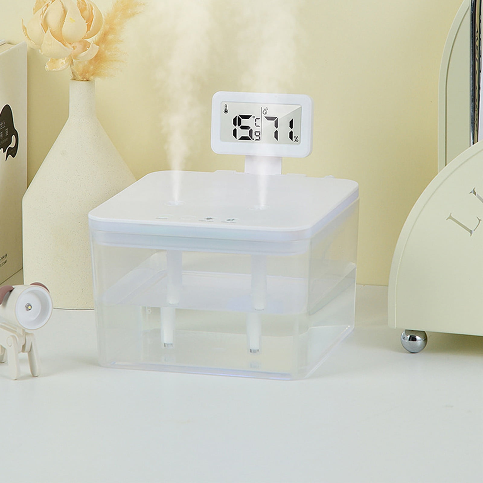 Cool Mist Humidifier, Colorful Lights 4L Water Tank, Quiet Humidifiers ...